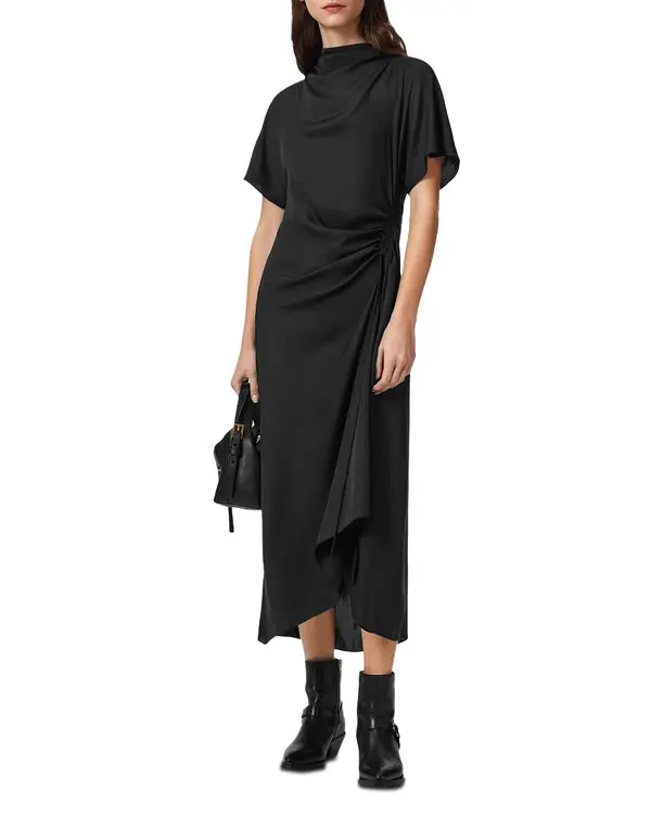 ALLSAINTS Rosie Silk Blend Dress