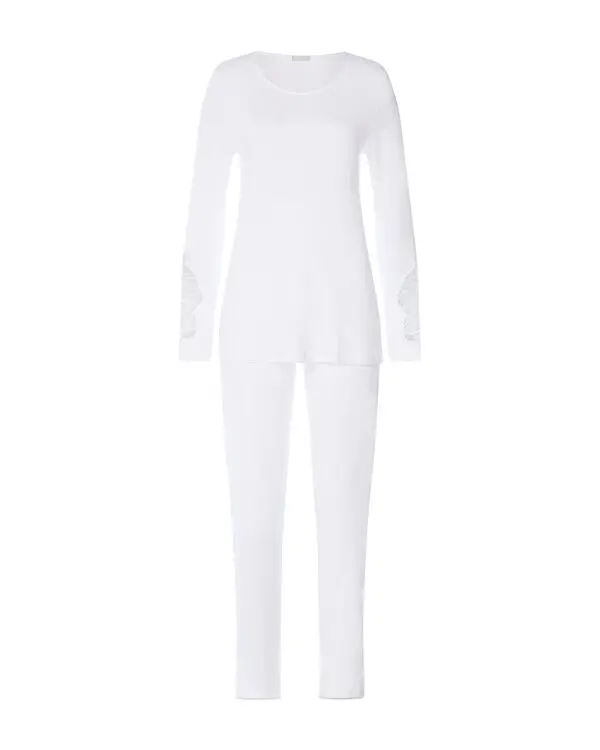 Hanro Belen Top & Pants Pajama Set