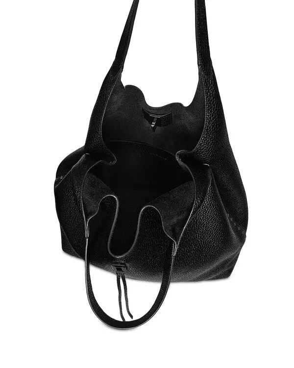 Rebecca Minkoff Darren Signature Large Leather Tote Bag - Black