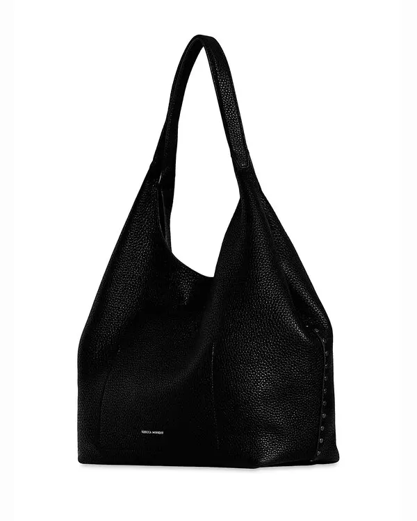 Rebecca Minkoff Darren Signature Large Leather Tote Bag - Black