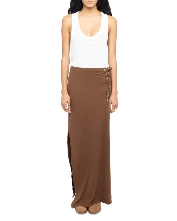 Zadig&Voltaire Juno Maxi Skirt - Coconut