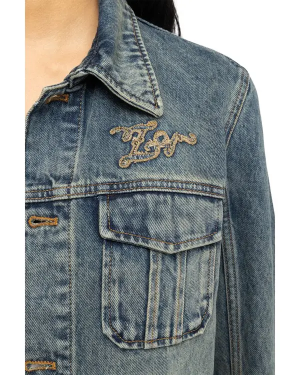 Zadig&Voltaire Lienna Denim Jacket - Light Blue