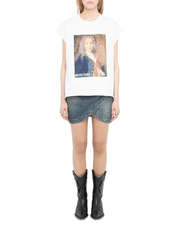 Zadig&Voltaire Cloex Voltaire Embellished Tee