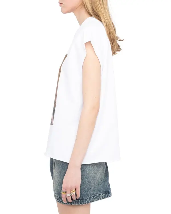 Zadig&Voltaire Cloex Voltaire Embellished Tee