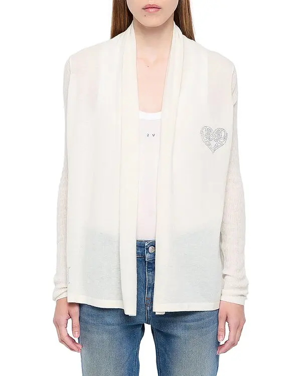 Zadig&Voltaire Robyn Cashmere Cardigan - Vanille