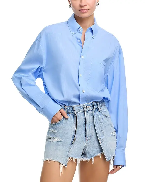 Alexander Wang Mixed Media Romper Skort - Authentic