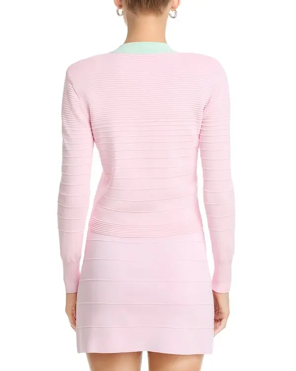 Generation Love Lilla Bandage Cardigan - Rose Pink/mint