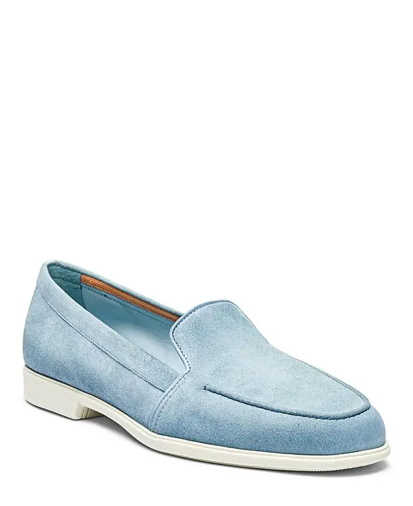 Santoni Suede Loafer - Light/pastel Blue