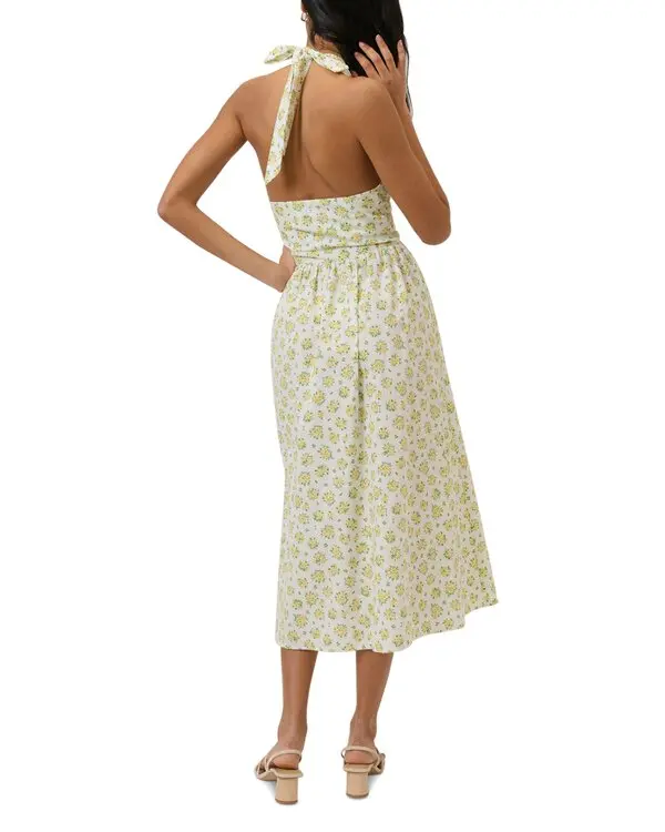 NOBODY'S CHILD Halterneck Midi Dress