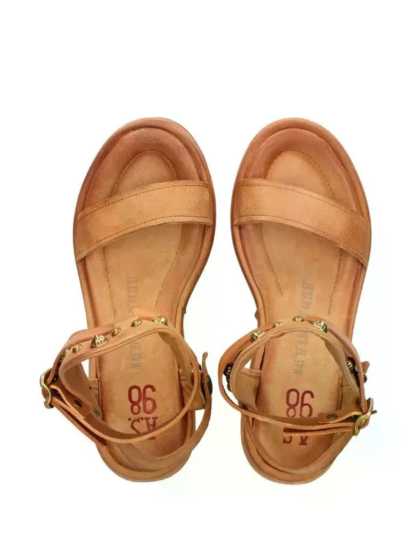 A.S.98 Studded Sandals - Brown