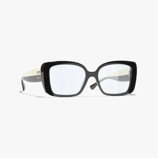 Chanel Square Eyeglasses - Black