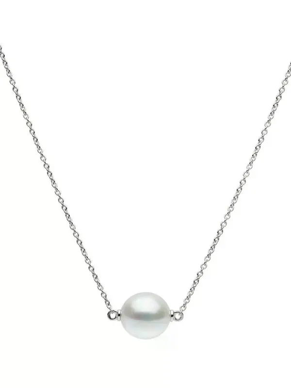 AUTORE MODA Olivia Pearl Necklace - Silver