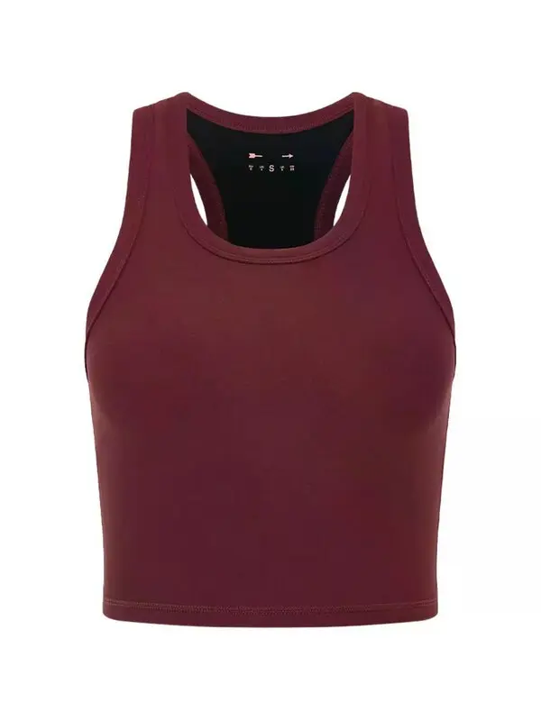 The Upside Sophie Peached Crop Top - Brown