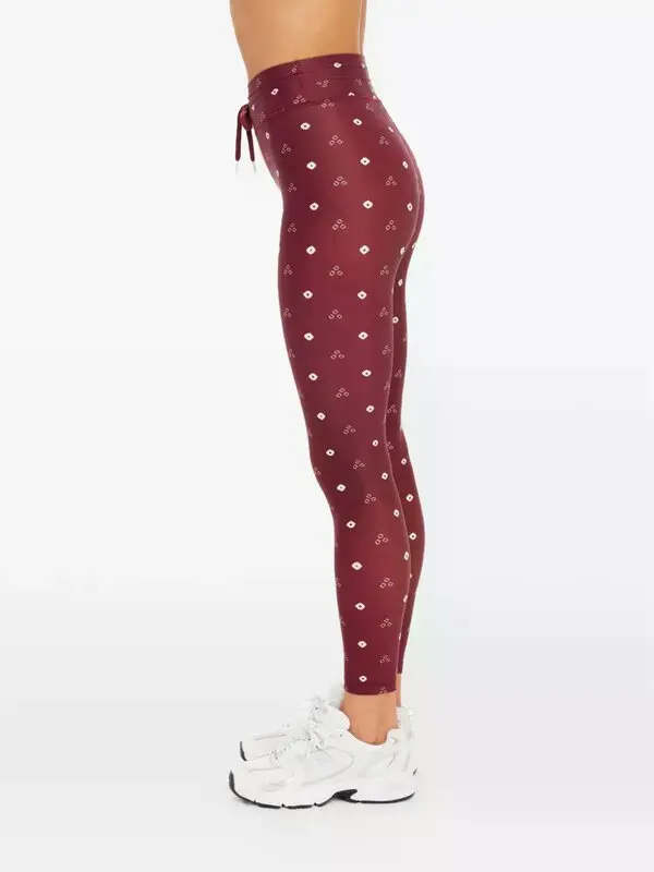 The Upside Bandhani-print Leggings - Red