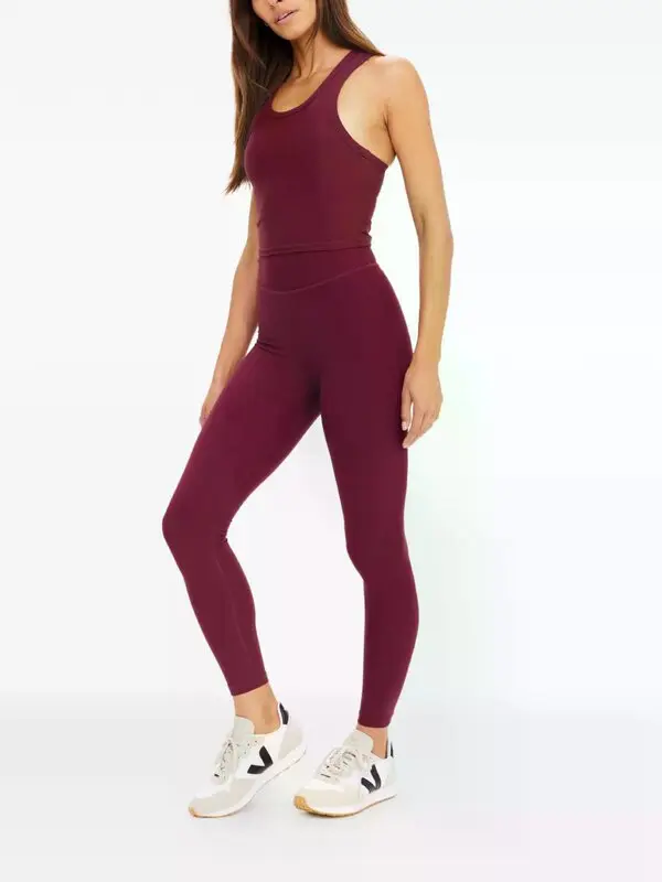 The Upside Peached Leggings - Brown