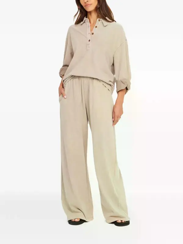 The Upside Soho Tokio Wide-leg Trousers - Neutrals