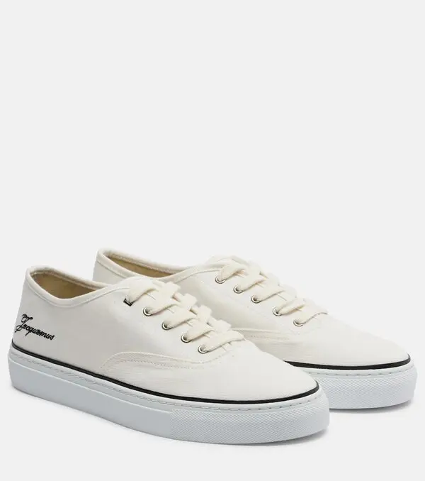 Jacquemus Féfé Canvas Sneakers - White