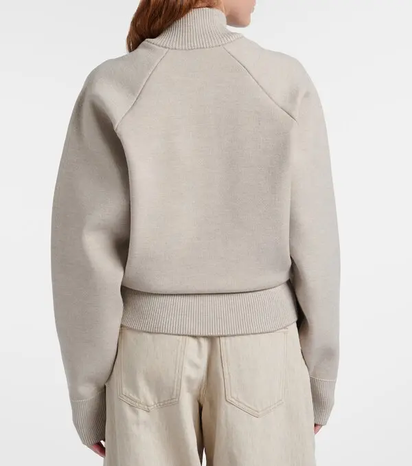 Jacquemus Lavande Wool-blend Cardigan