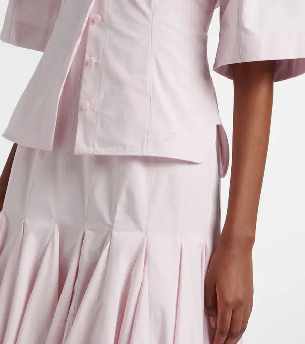 Jacquemus Moisson Cotton Poplin Shirt