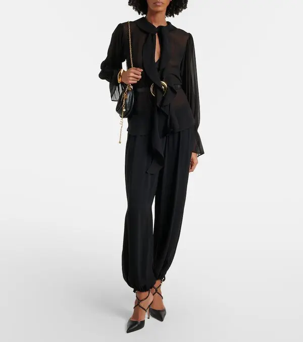 GIANVITO ROSSI Leather Slingback Pumps
