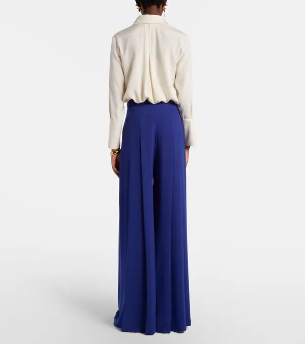 Max Mara Valico Pleated Wide-leg Pants