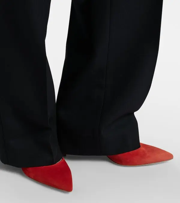 GIANVITO ROSSI Suede Pumps - Orange