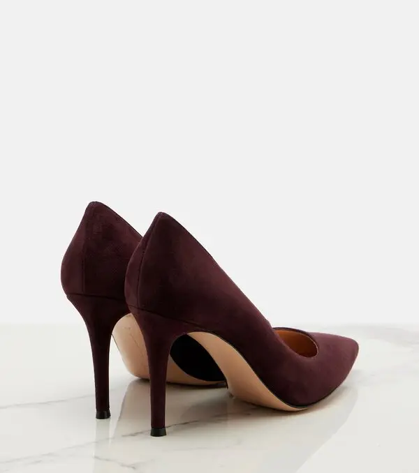 GIANVITO ROSSI Suede Pumps - Brown