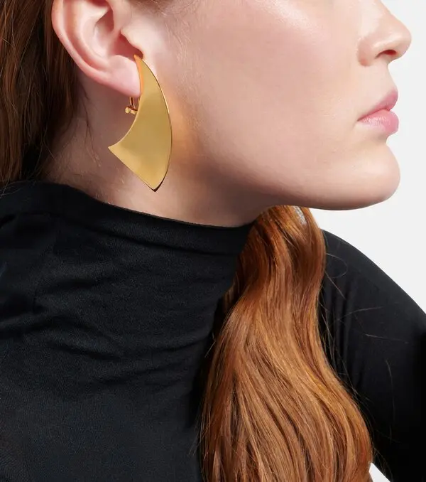 Alaïa Plated Clip-on Earrings - Gold