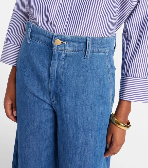 Max Mara Astice Wide-leg Jeans - Blue