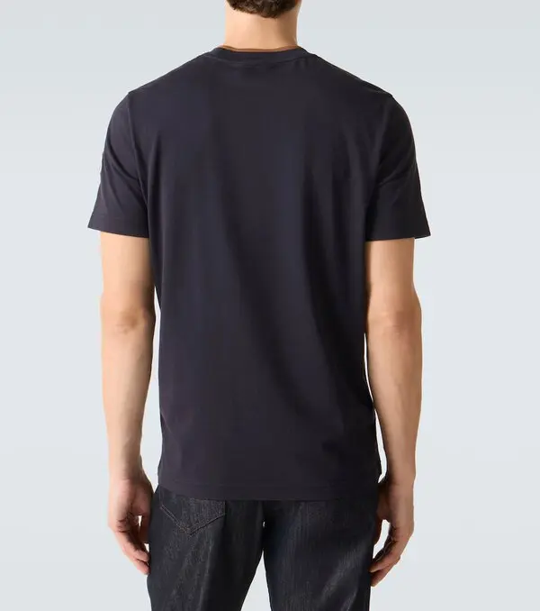 Moncler Archivio Cotton Jersey T-shirt - Blue
