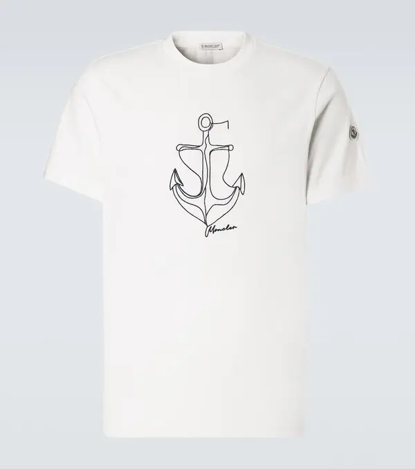 Moncler Archivio Cotton Jersey T-shirt - White