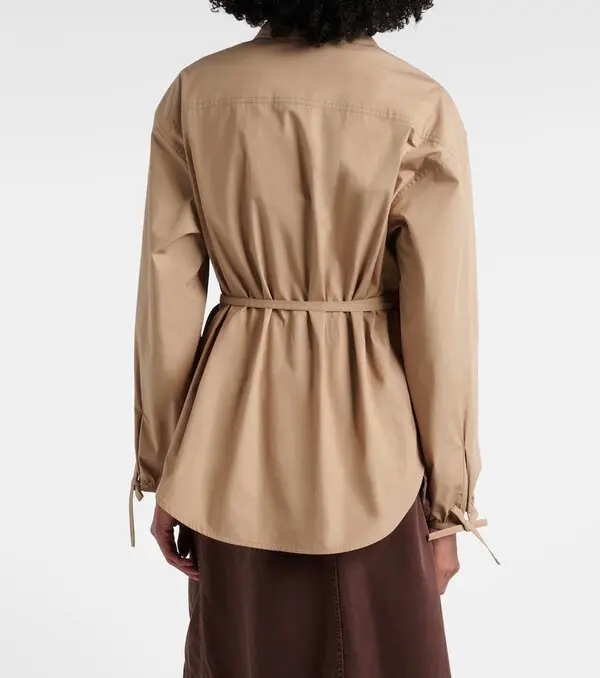 Moncler Cotton Poplin Shirt - Beige