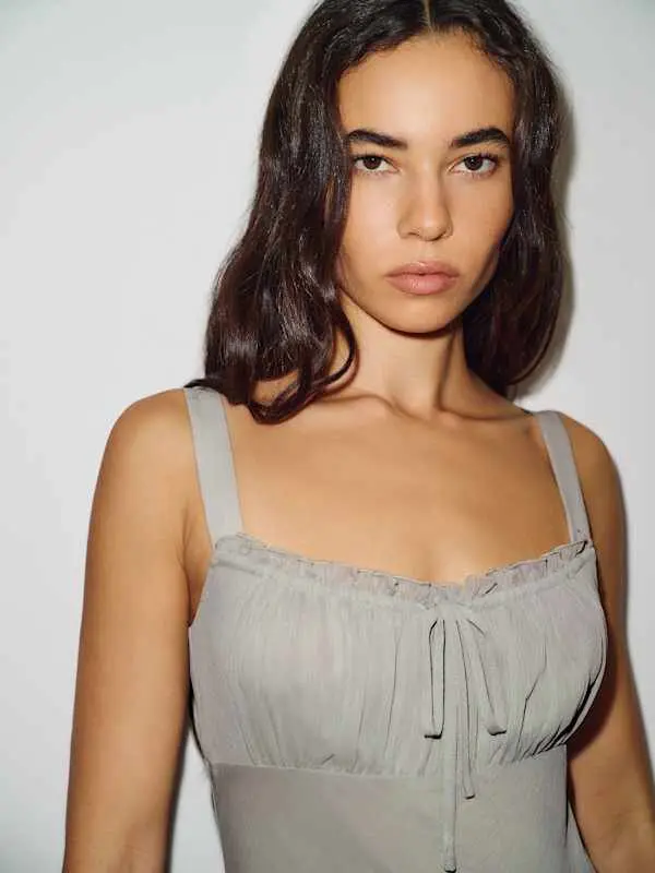 REFORMATION Liliosa Dress - Grey
