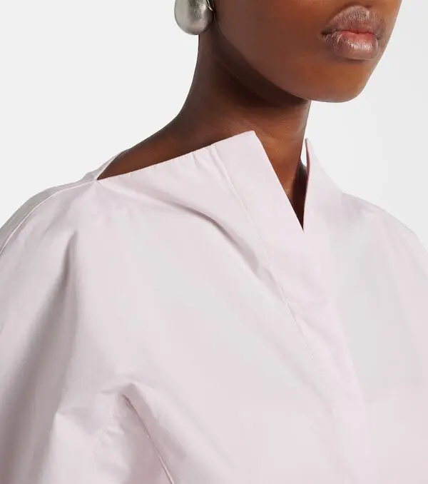 Jacquemus Moisson Cotton Poplin Shirt - Pink