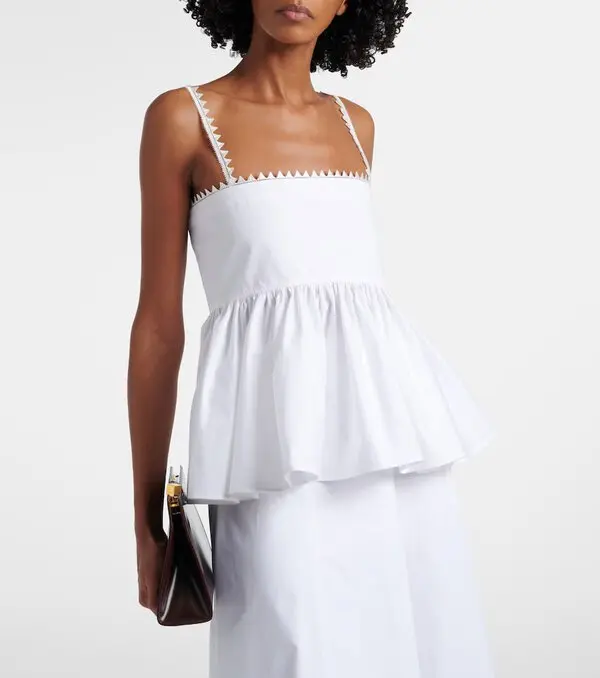 Jacquemus Traversin Peplum Top