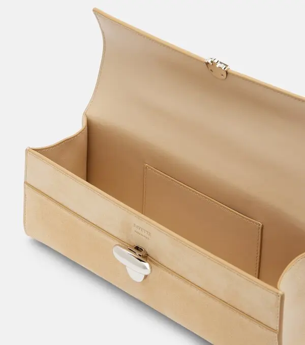 Savette Symmetry Slim Top-handle Bag - Beige