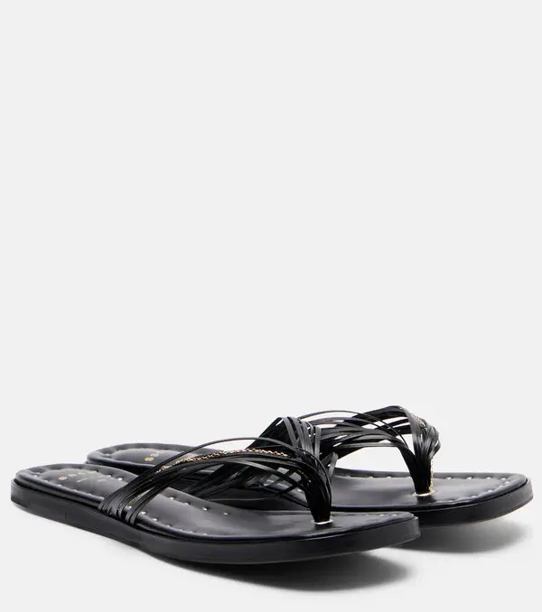 Sacai Leather Thong Sandals