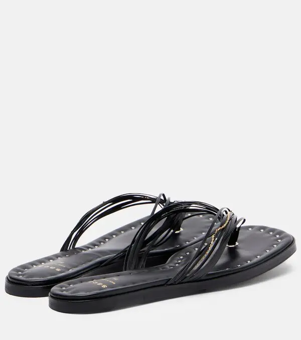 Sacai Leather Thong Sandals