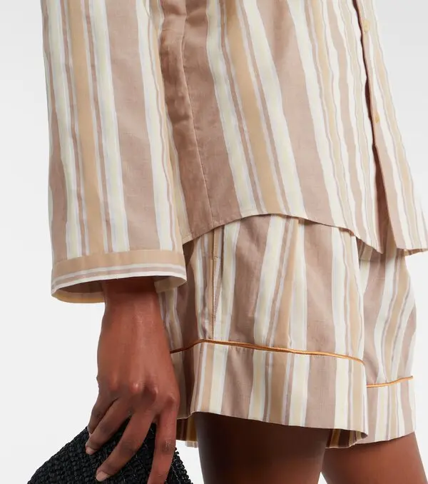 Saint Laurent Striped Cotton Pajama Shirt