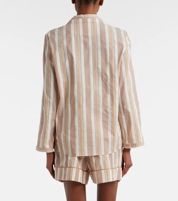 Saint Laurent Striped Cotton Pajama Shirt