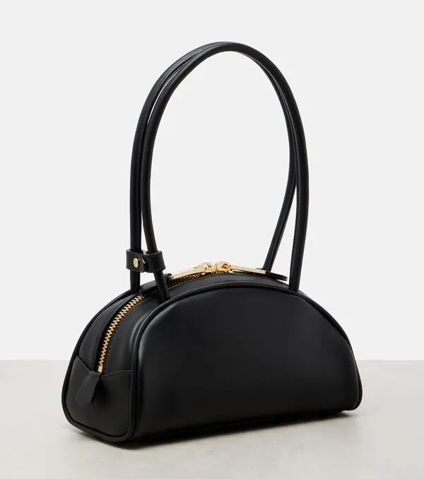 Miu Miu Beau Small Leather Bowling Bag - Black