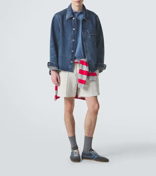 Moncler Logo Cotton Pique Polo Shirt
