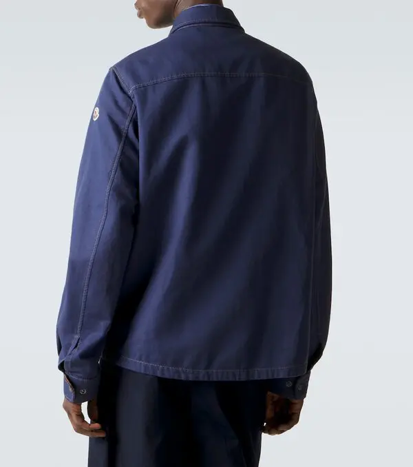 Moncler Cotton And Linen Field Jacket