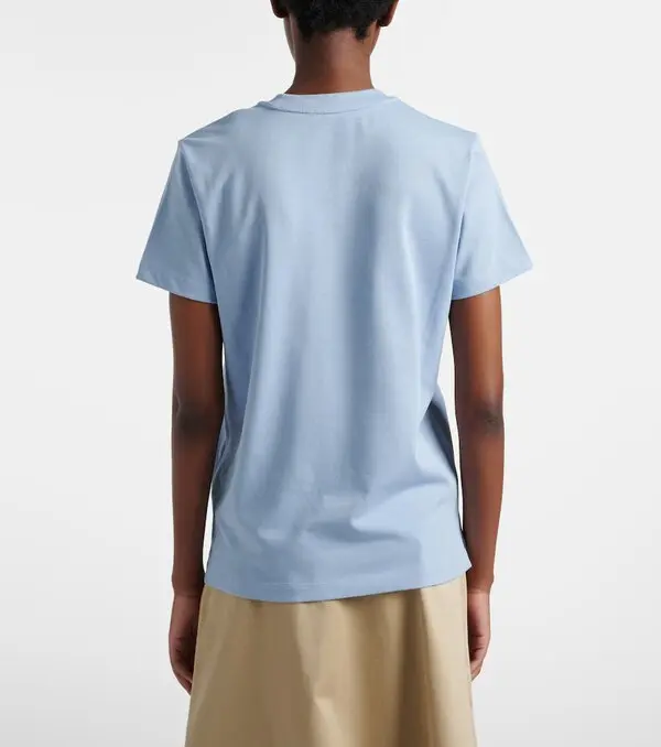 Moncler Logo Cotton Jersey T-shirt