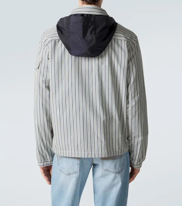 Moncler Havas Striped Poplin Blouson