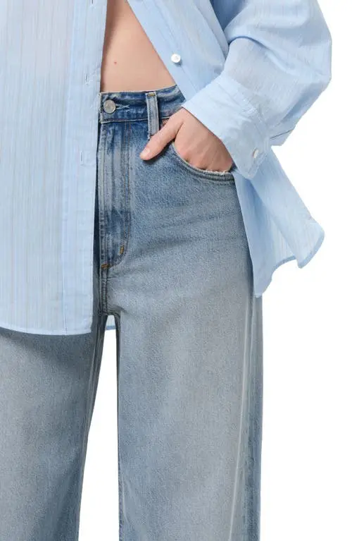 AGOLDE Low Curve Baggy Jeans - Reset Medium Indigo