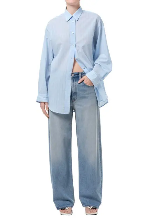 AGOLDE Low Curve Baggy Jeans - Reset Medium Indigo