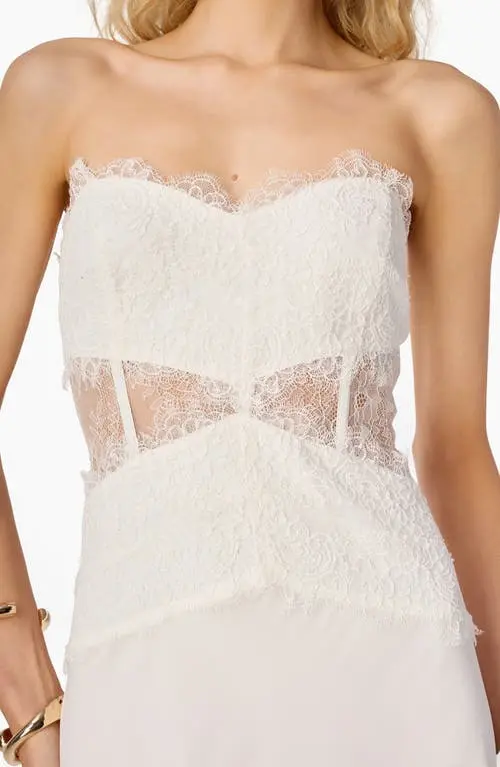 Cami Nyc Lucienne Strapless Gown - White