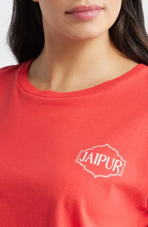 CITY BLUES Graphic T-shirt - Red