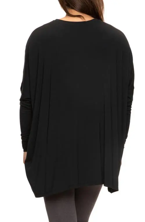 Felina Maternity Pajama Top - Black